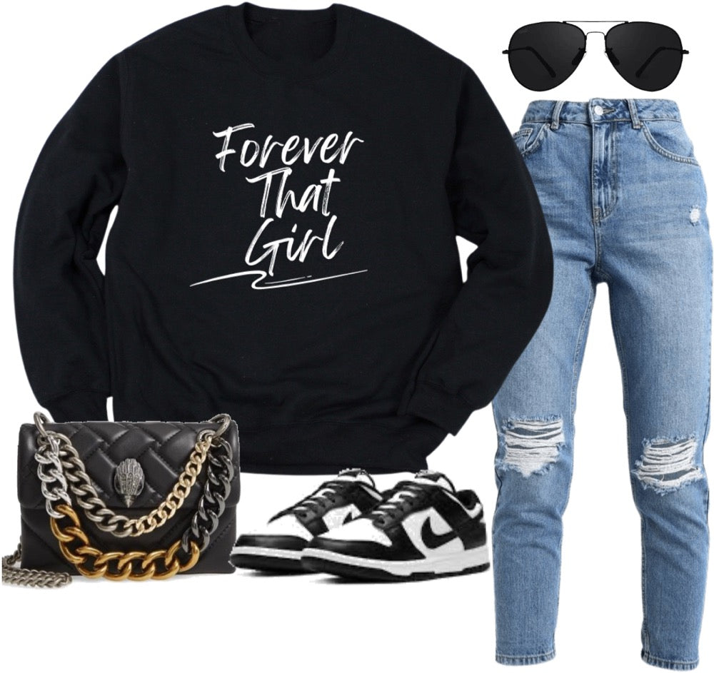 Forever That Girl sweatshirt – Fab Fly Fancy