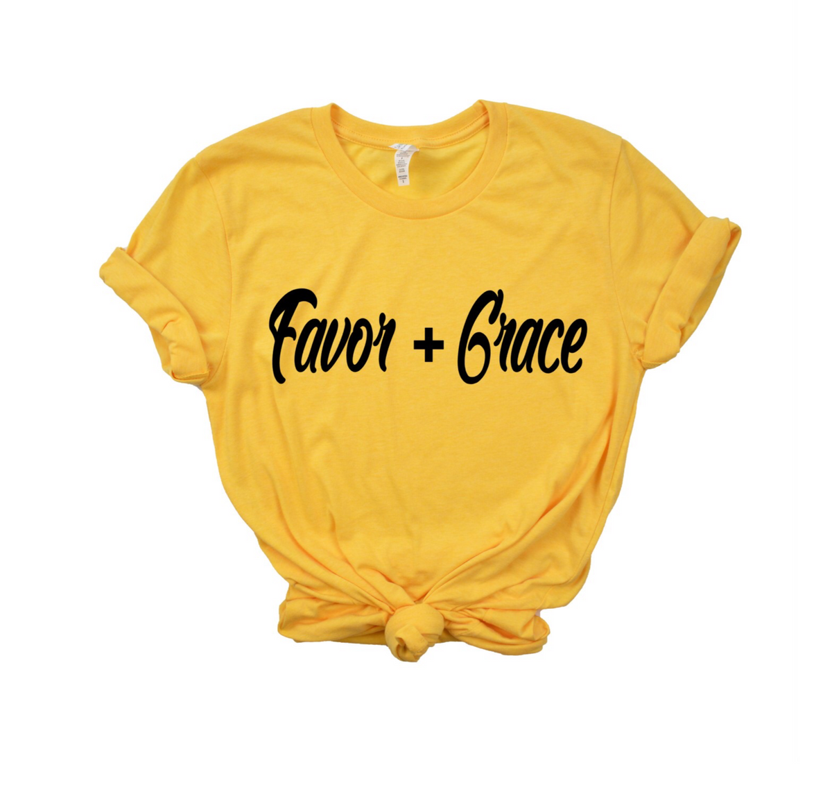 Favor + Grace gold tee – Fab Fly Fancy